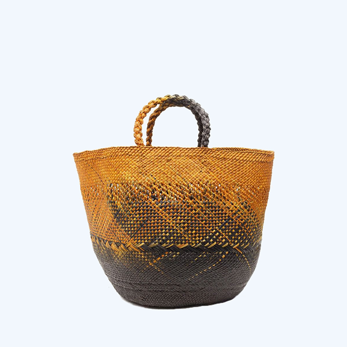M Basket/Capazo Orange & Black - The Silver Pear